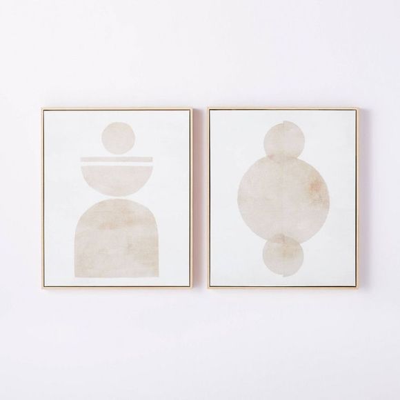 Threshold designed w/Studio McGee | Art | Set Of 2 2 X 24 Abstract ...